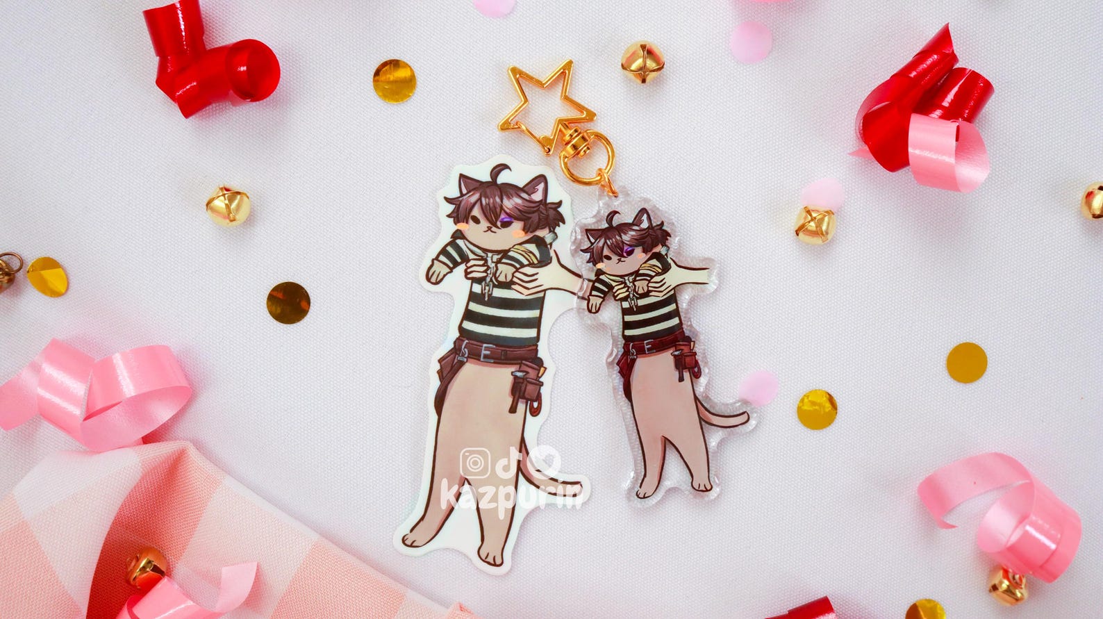 Identity V IDV Long Cat Charms / Stickers - Etsy