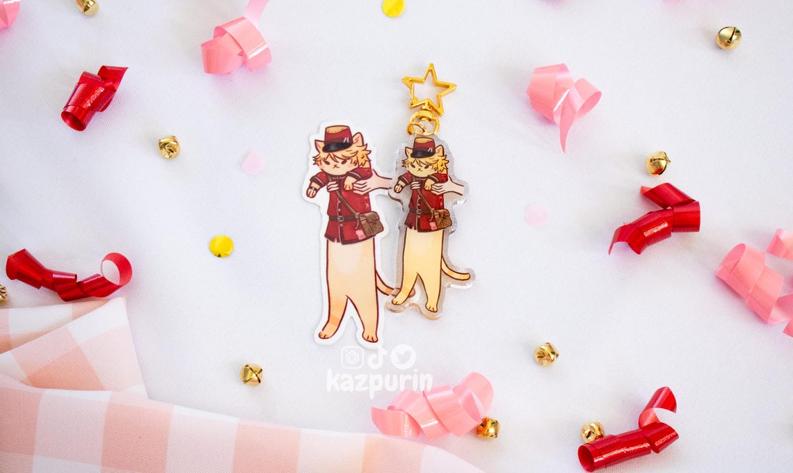 Identity V IDV Long Cat Charms / Stickers - Etsy