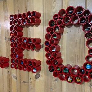 Letter Wall Display for Toy Cars - Etsy