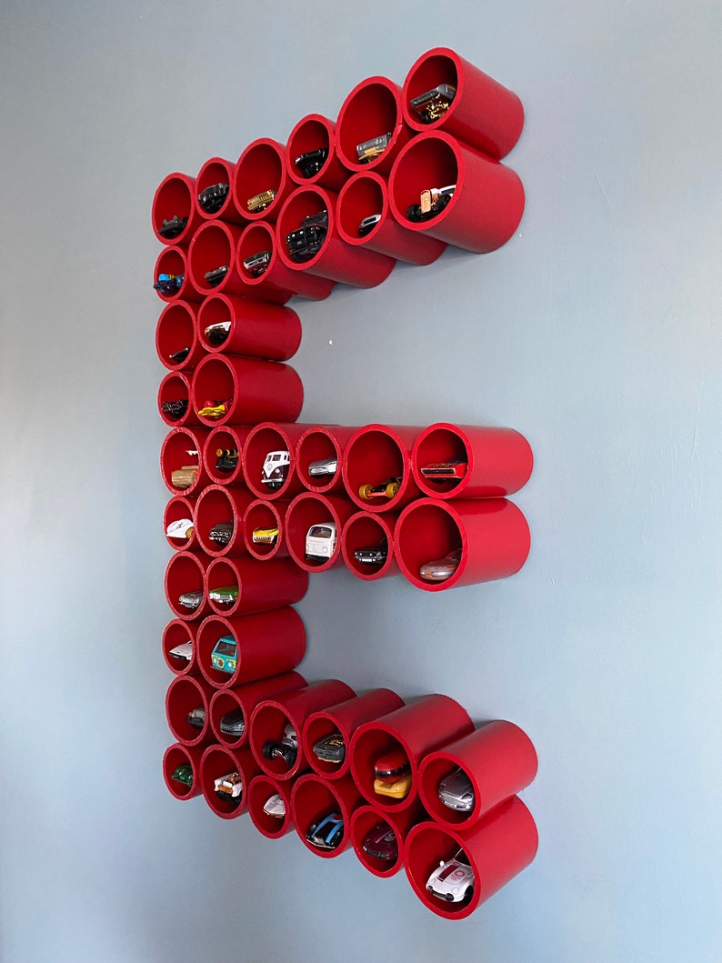 Letter Wall Display for Toy Cars - Etsy