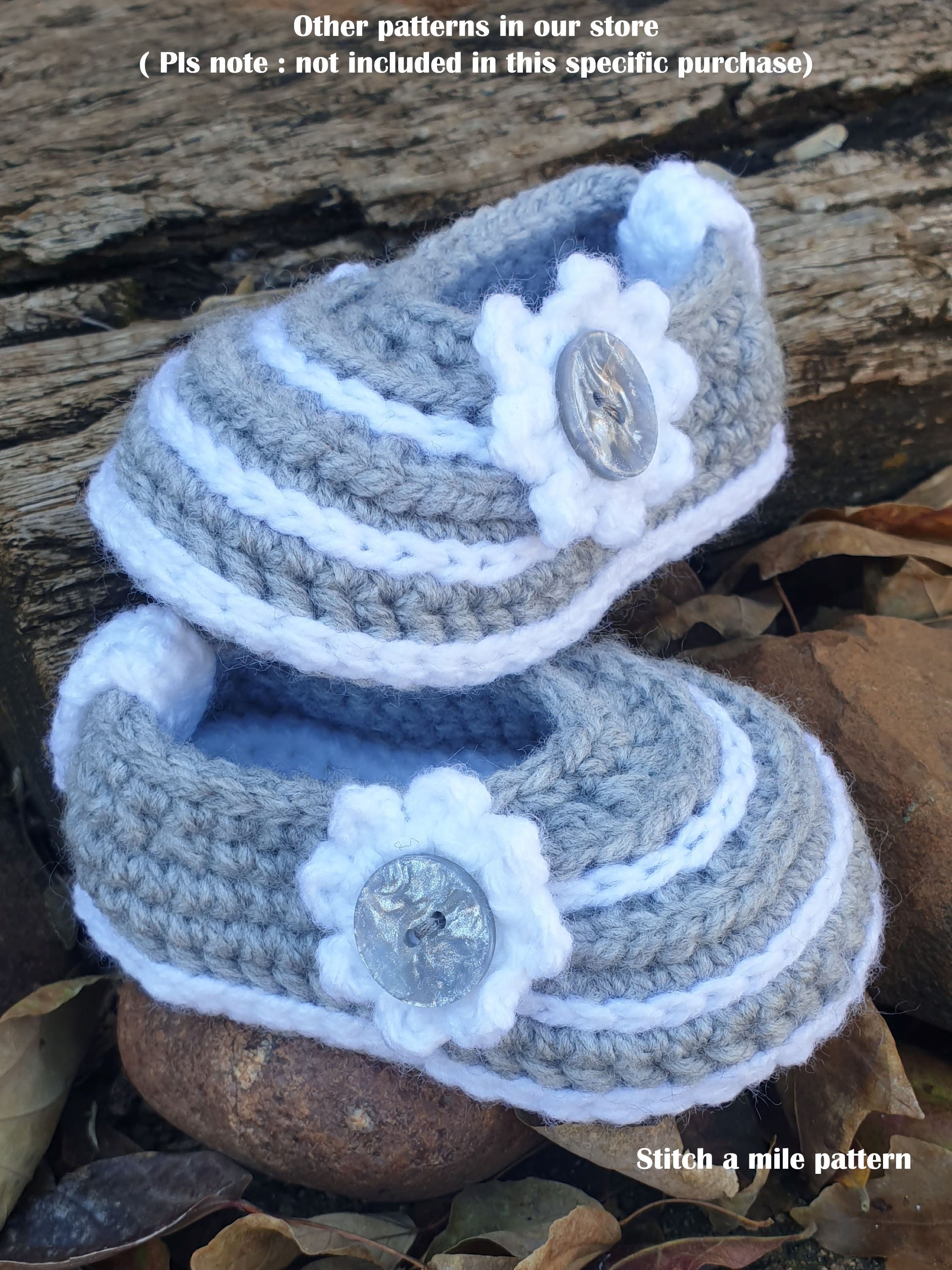 PDF CROCHET PATTERN Baby booties crochet pattern for crochet | Etsy
