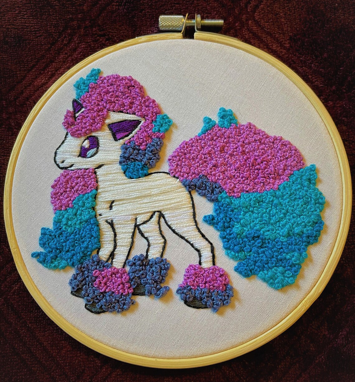 Custom Pokemon Embroidery Handmade Handstitched Embroidery | Etsy