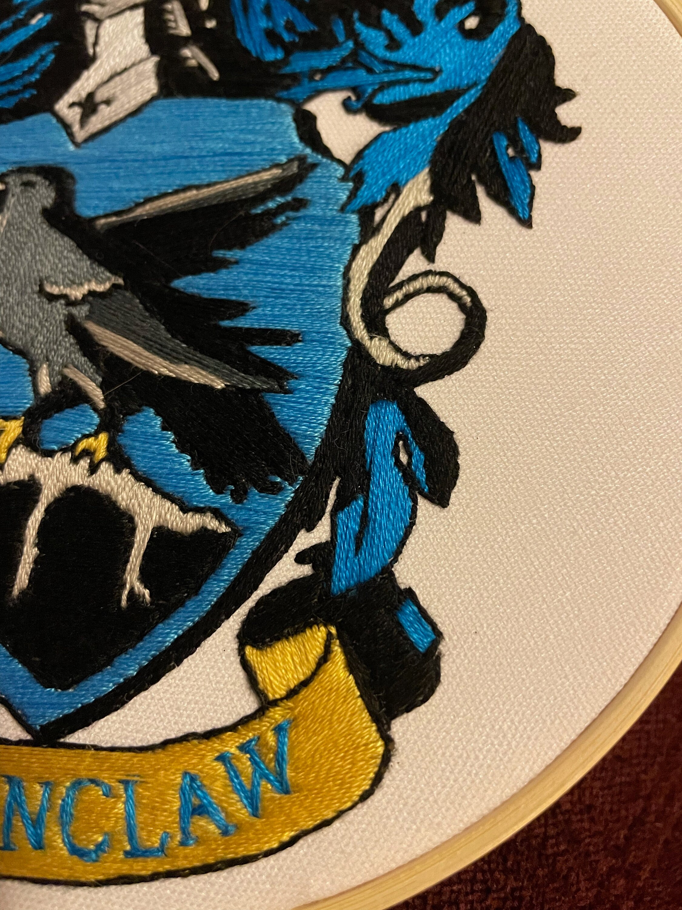 Ravenclaw House Crest Harry Potter Hogwarts Embroidery - Etsy