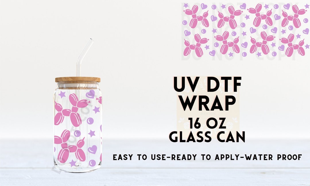 UV DTF Balloon Dog, Balloon Dog, UV Dtf Wrap, Ready to Apply, Permanent ...