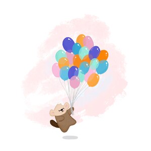 Globos de cumpleaños - Lindo y único personaje de nutria / A2 (4.25x5 ...
