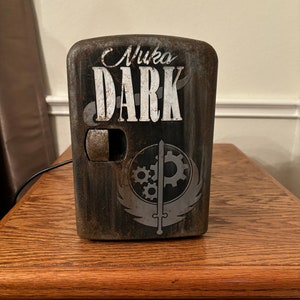 Fallout Nuka Dark brotherhood of Steel Mini Fridge - Etsy