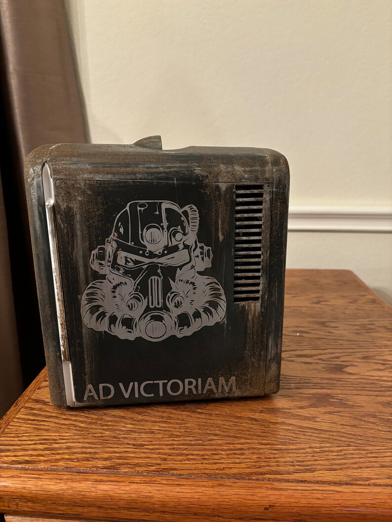 Fallout Nuka Dark brotherhood of Steel Mini Fridge - Etsy