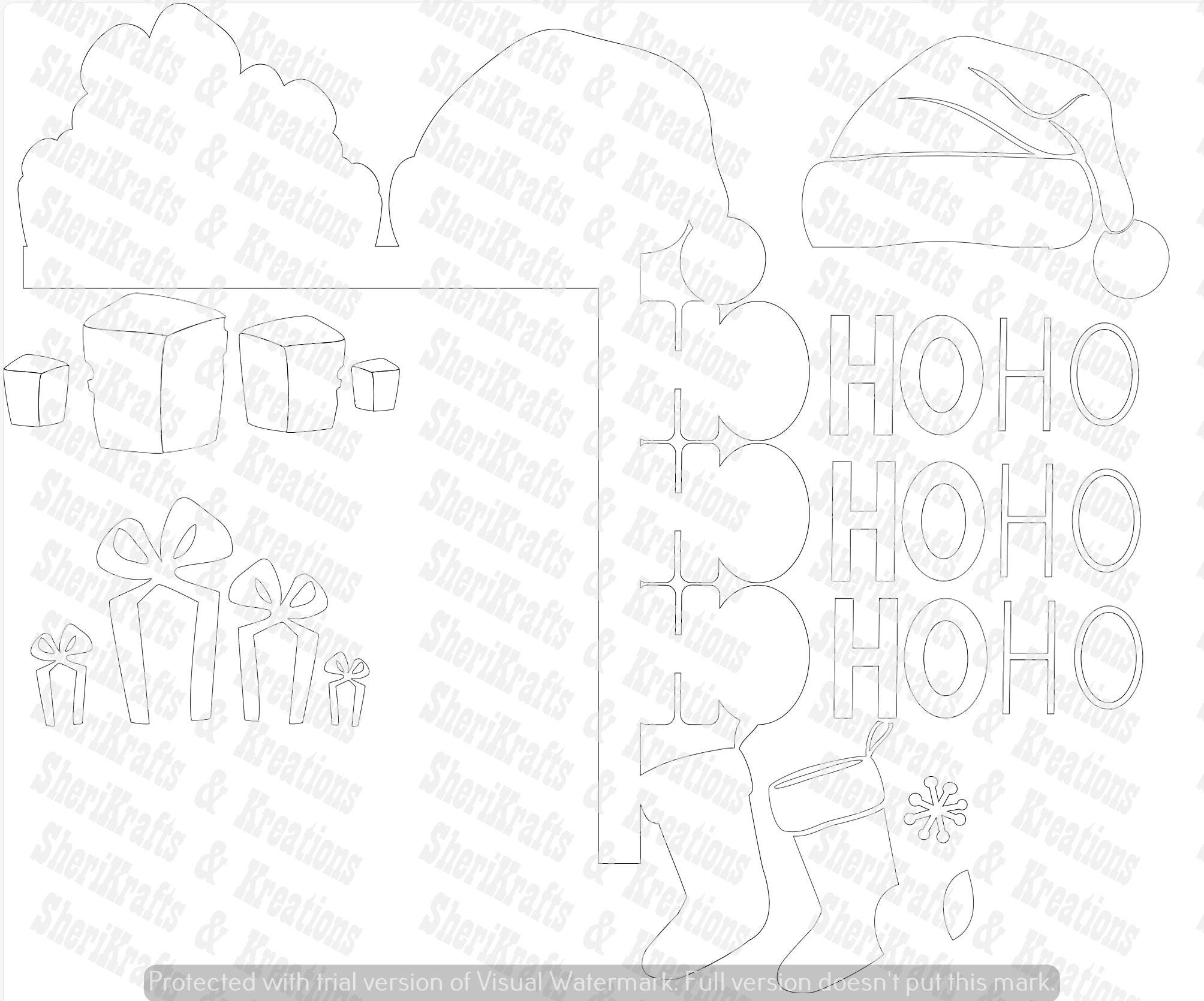 Christmas Door Corner Sign SVG; Christmas; Door Corner; Laser Cutter ...