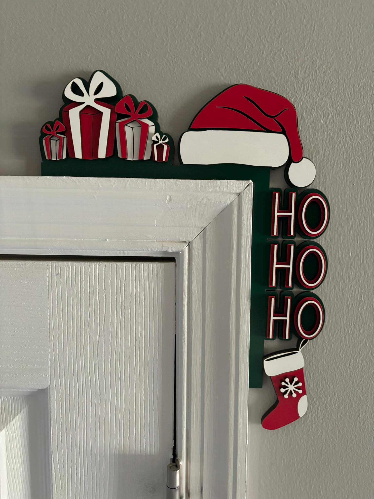 Christmas Door Corner Sign SVG; Christmas; Door Corner; Laser Cutter ...