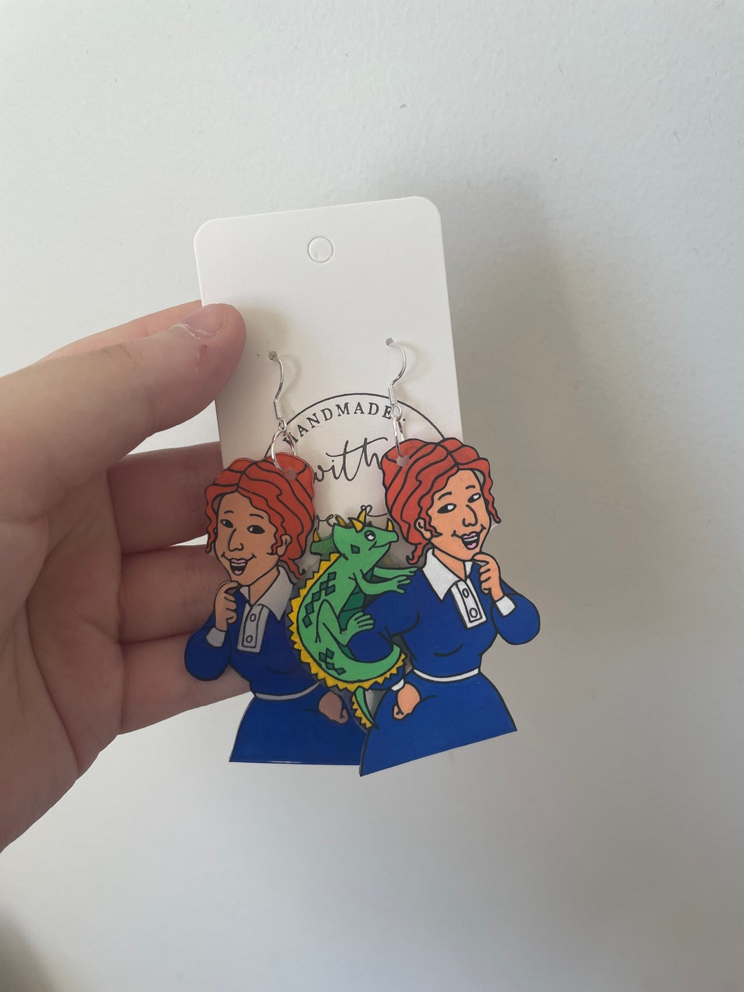 Mz Frizzle the Magic School Bus Nostaglic Dangle and Drop - Etsy