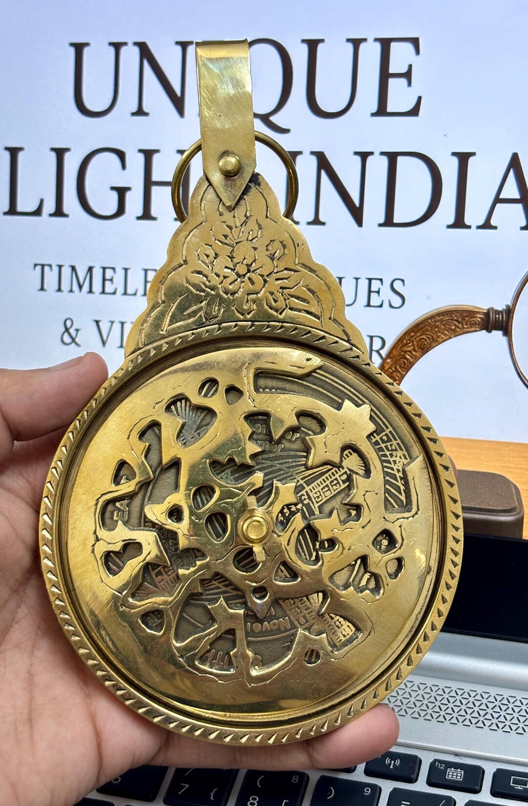 8"brass Astrolabe Calendar English Navigation Instrument, Navy ...