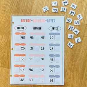 Sequencing Numbers, Sequence Numbers Worksheet, Math Concepts ...