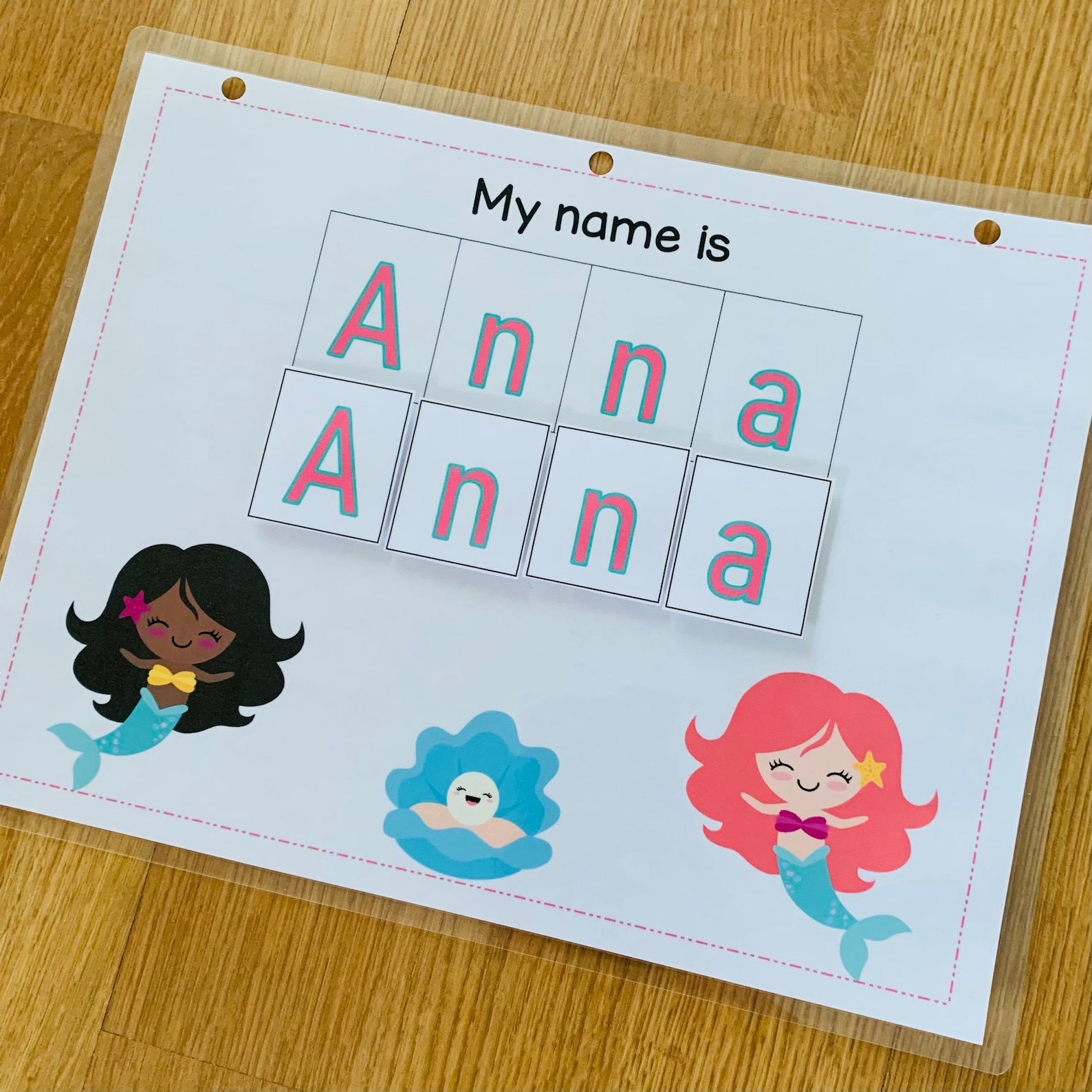 Name Recognition Activity Page Preschool Learning Game | Etsy