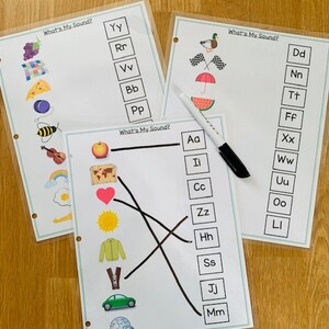 Learning Letter Sounds, Letter Sound Activity, Kindergarten Letter ...