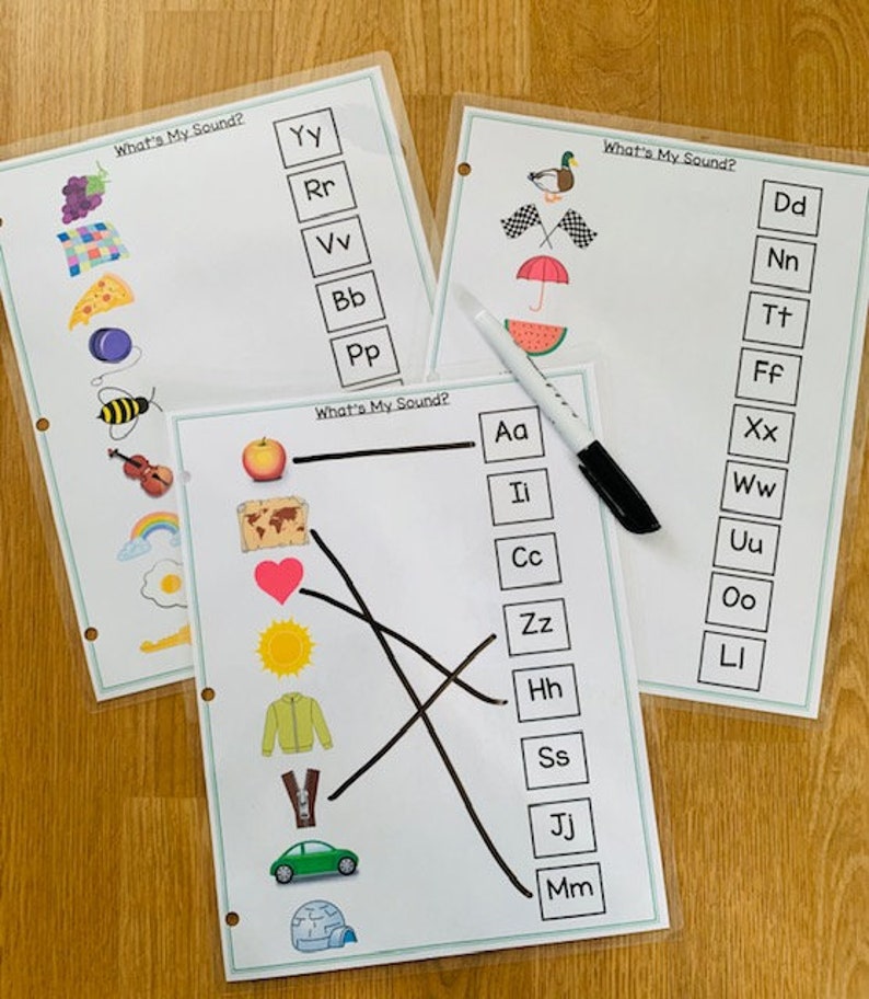 Learning Letter Sounds Letter Sound Activity Kindergarten - Etsy