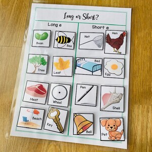 Learning Vowel Sounds, Long and Short Vowel Sounds, Phonics, First ...