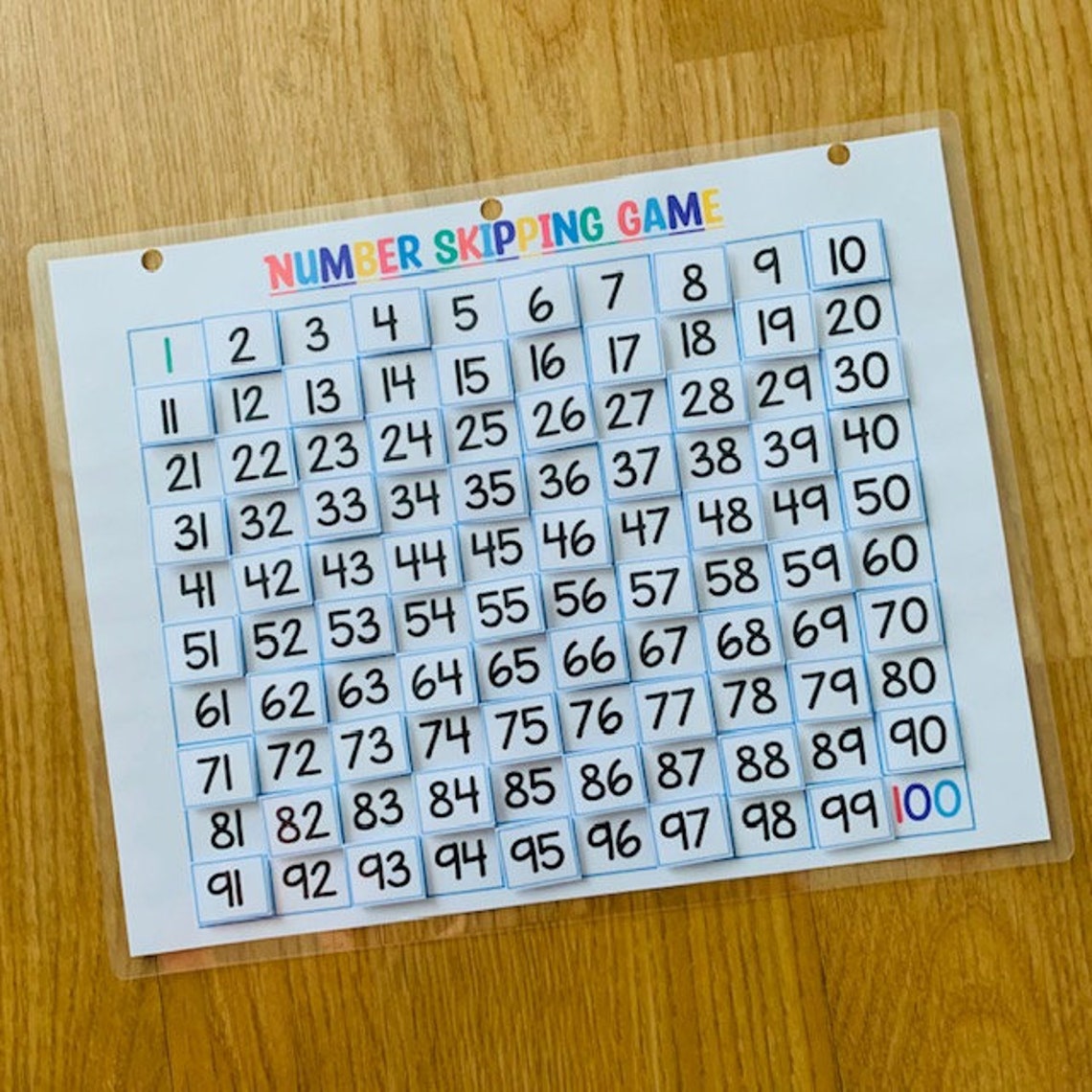 Count to 100 Activity Page: Homeschool Kindergarten Game - Etsy