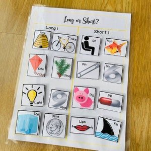 Learning Vowel Sounds, Long and Short Vowel Sounds, Phonics, First ...