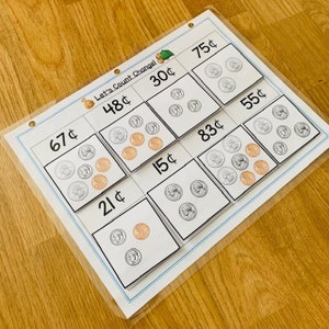 Counting Currency Activity Page, Counting Coins, First Grade Learning ...