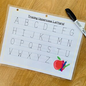 Tracing Uppercase and Lowercase Letters, Tracing the Alphabet, Tracing ...