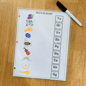 Learning Letter Sounds, Letter Sound Activity, Kindergarten Letter ...