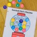 Gumball Math Machine: Kindergarten Learning Game - Etsy