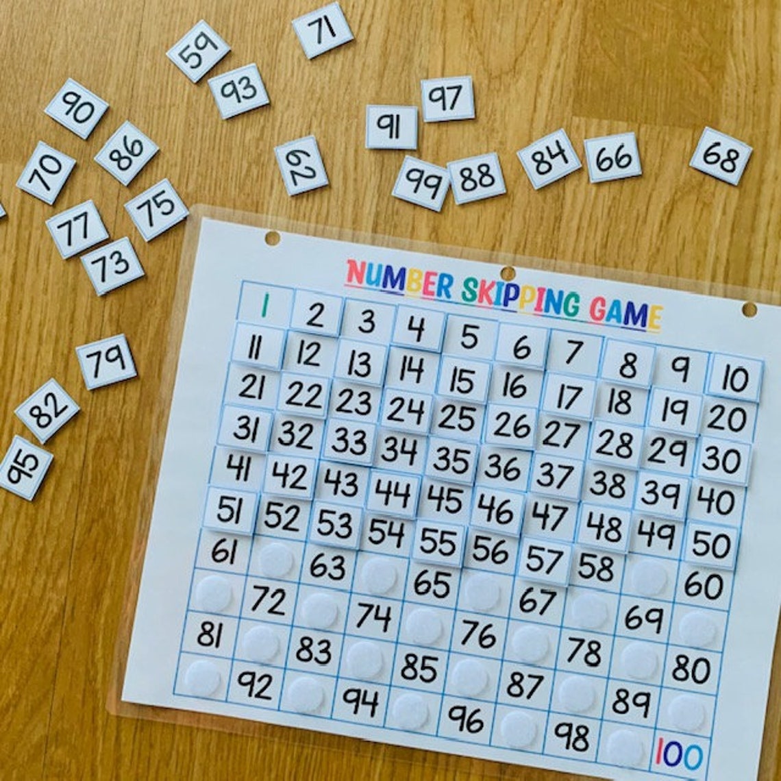 Count to 100 Activity Page: Homeschool Kindergarten Game - Etsy