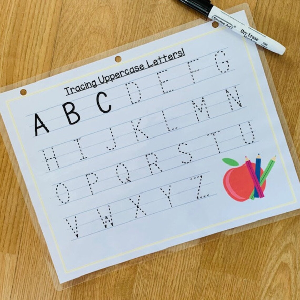 Tracing Uppercase and Lowercase letters Tracing the alphabet | Etsy
