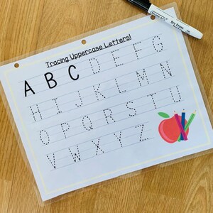 Tracing Uppercase and Lowercase Letters, Tracing the Alphabet, Tracing ...