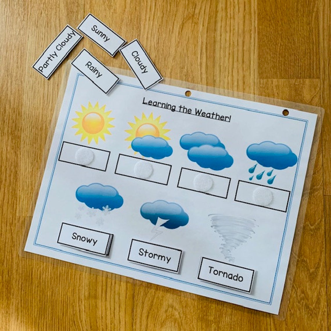 Learning weather activity page Learning about the weather | Etsy