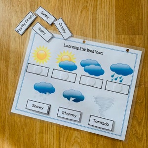 Learning Weather Activity Page, Learning About the Weather, First Grade ...