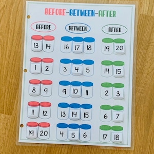 Sequencing Numbers, Sequence Numbers Worksheet, Math Concepts ...