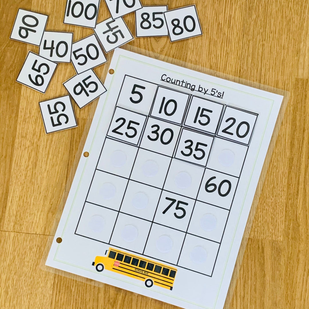 Counting by 5's, First Grade Curriculum, First Grade Learning, Teaching ...