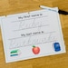 Cursive Handwriting Name Page, Cursive First and Last Name Handwriting ...