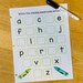 Missing Letters Activity Page, Letter Recognition and Tracing ...