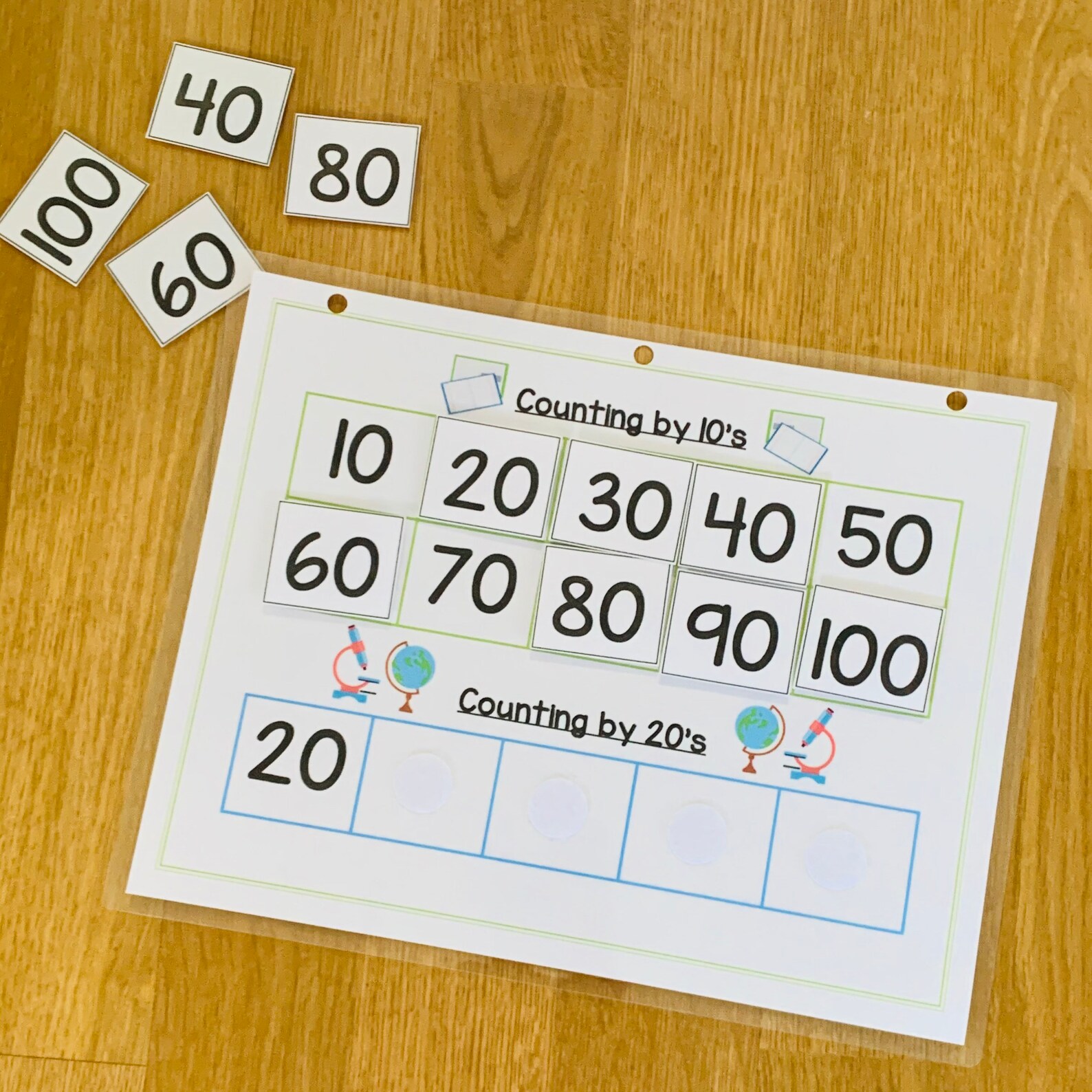Counting by 10's Counting by 20's First Grade - Etsy