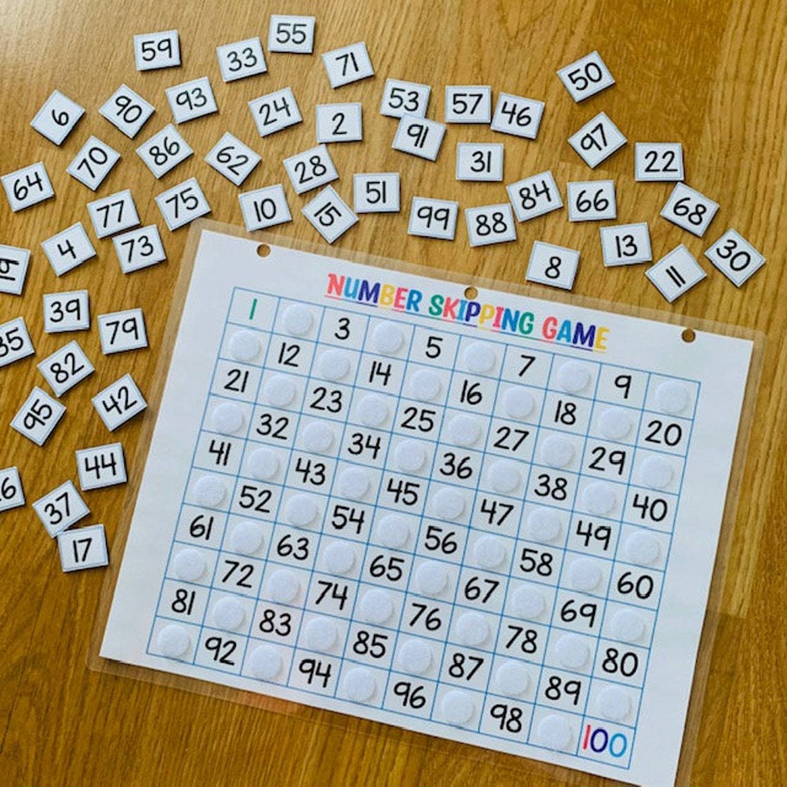 Count to 100 Activity Page: Homeschool Kindergarten Game - Etsy