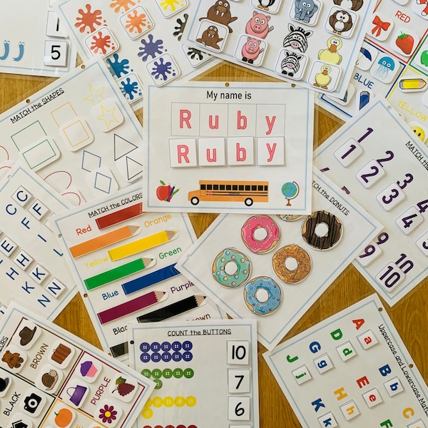 Preschool Learning Binder - Etsy