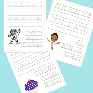 Cursive Handwriting Practice, Cursive Letters, Cursive Letter Tracing ...