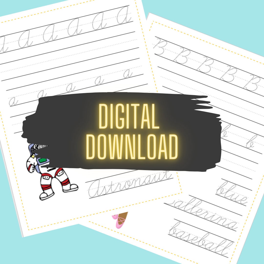 Cursive Handwriting Practice, Cursive Letters, Cursive Letter Tracing ...