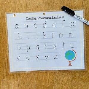 Tracing Uppercase and Lowercase Letters, Tracing the Alphabet, Tracing ...