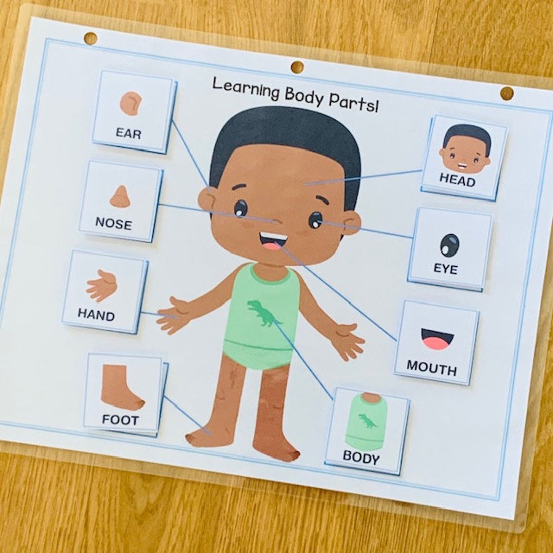Preschool Human Body Activity Learning Body Parts Learning - Etsy