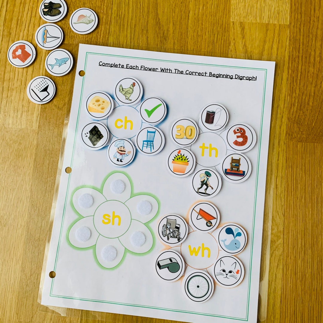 Learning Digraphs/diphthongs, Learning Beginning Sounds, Homeschool ...