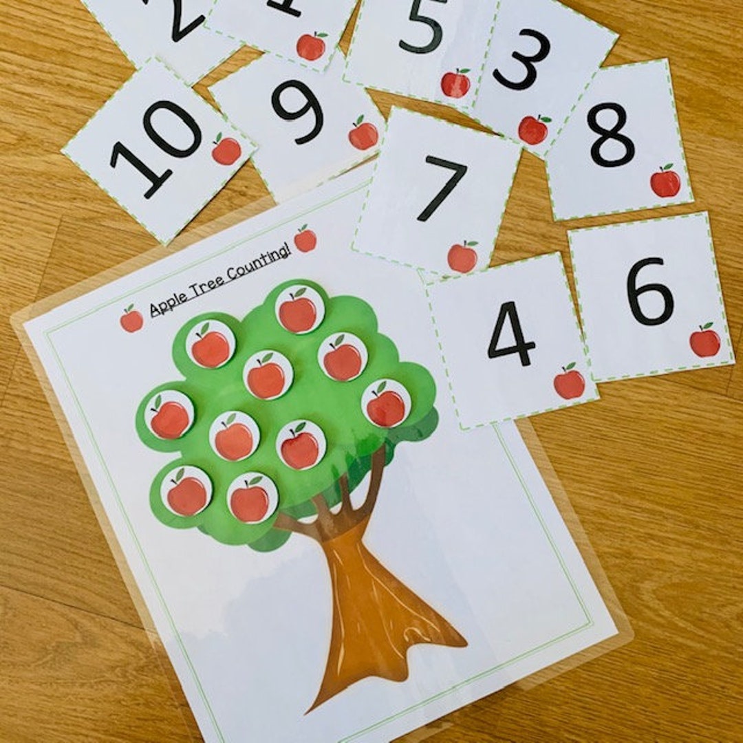 Preschool Math Learning Game, Preschool/kindergarten Curriculum, Simple ...