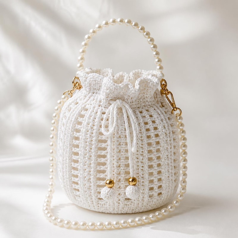 Gold Bucket Handbag - Etsy