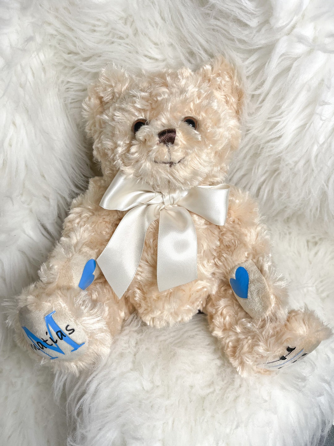 Personalized Baby Teddy Bear - Etsy
