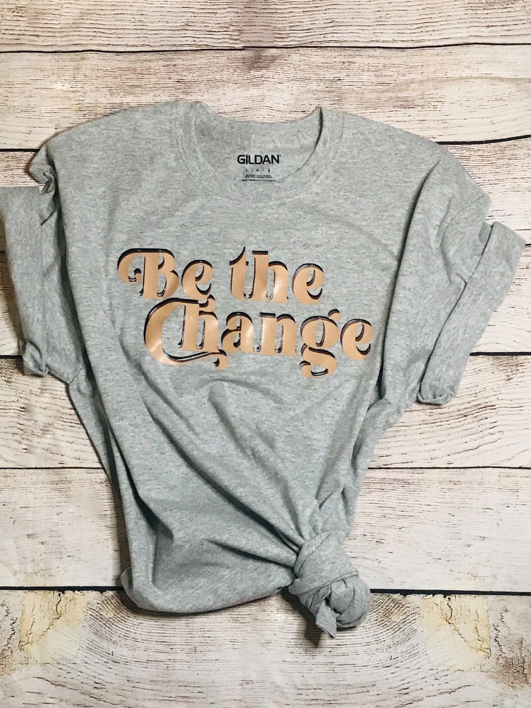 Be the Change T-shirt - Etsy