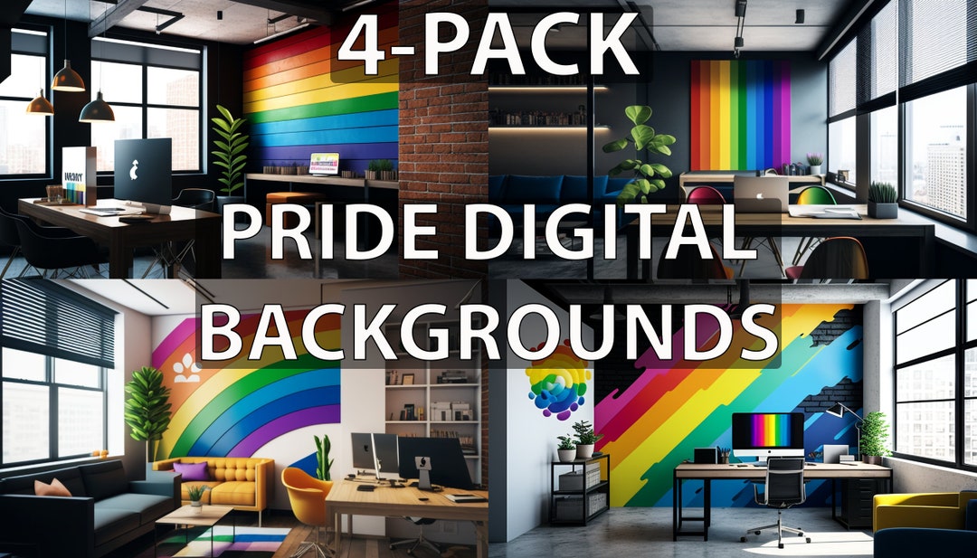 2023 Pride Digital Background for Zoom or Microsoft Team's - Etsy