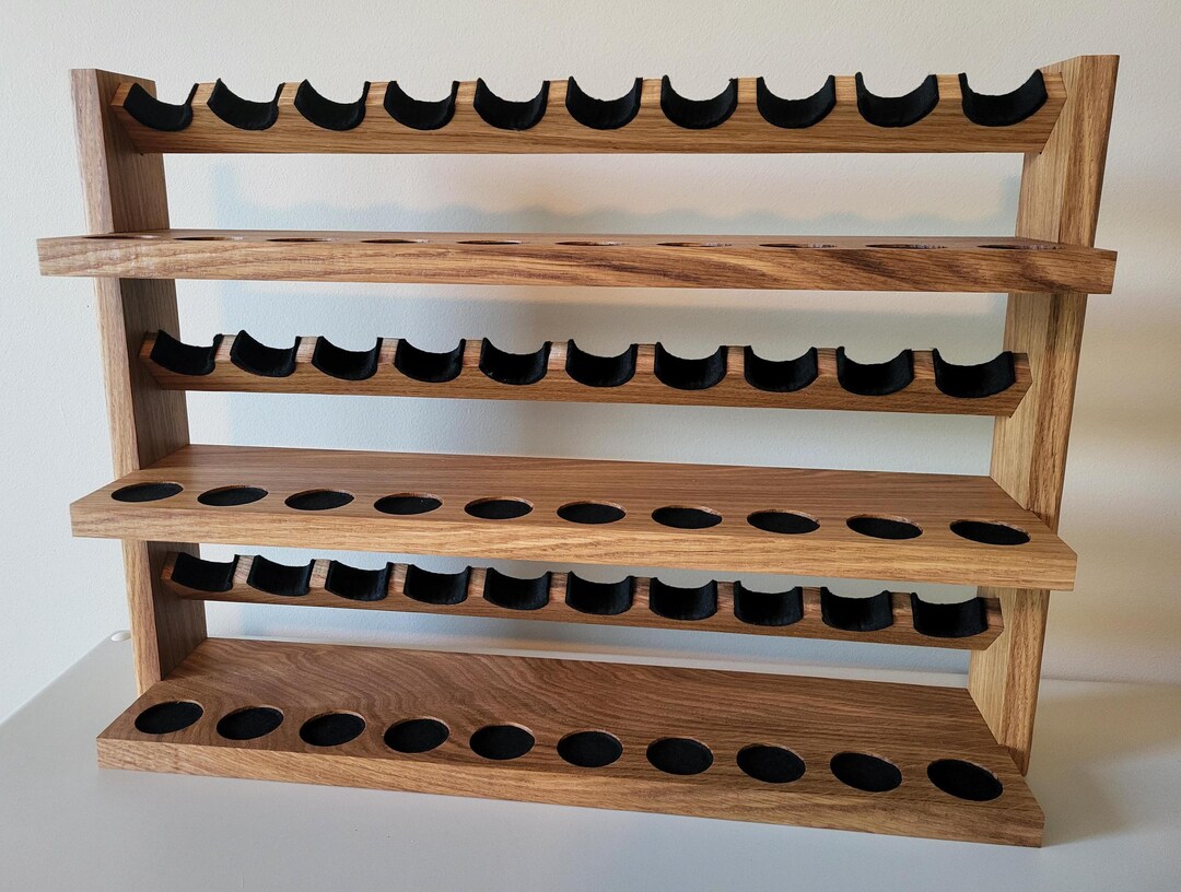 Handmade Wooden Pipe Rack - 30 -slots - Etsy