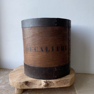 Antique French Decalitre Grain Measure Large Pot - Etsy